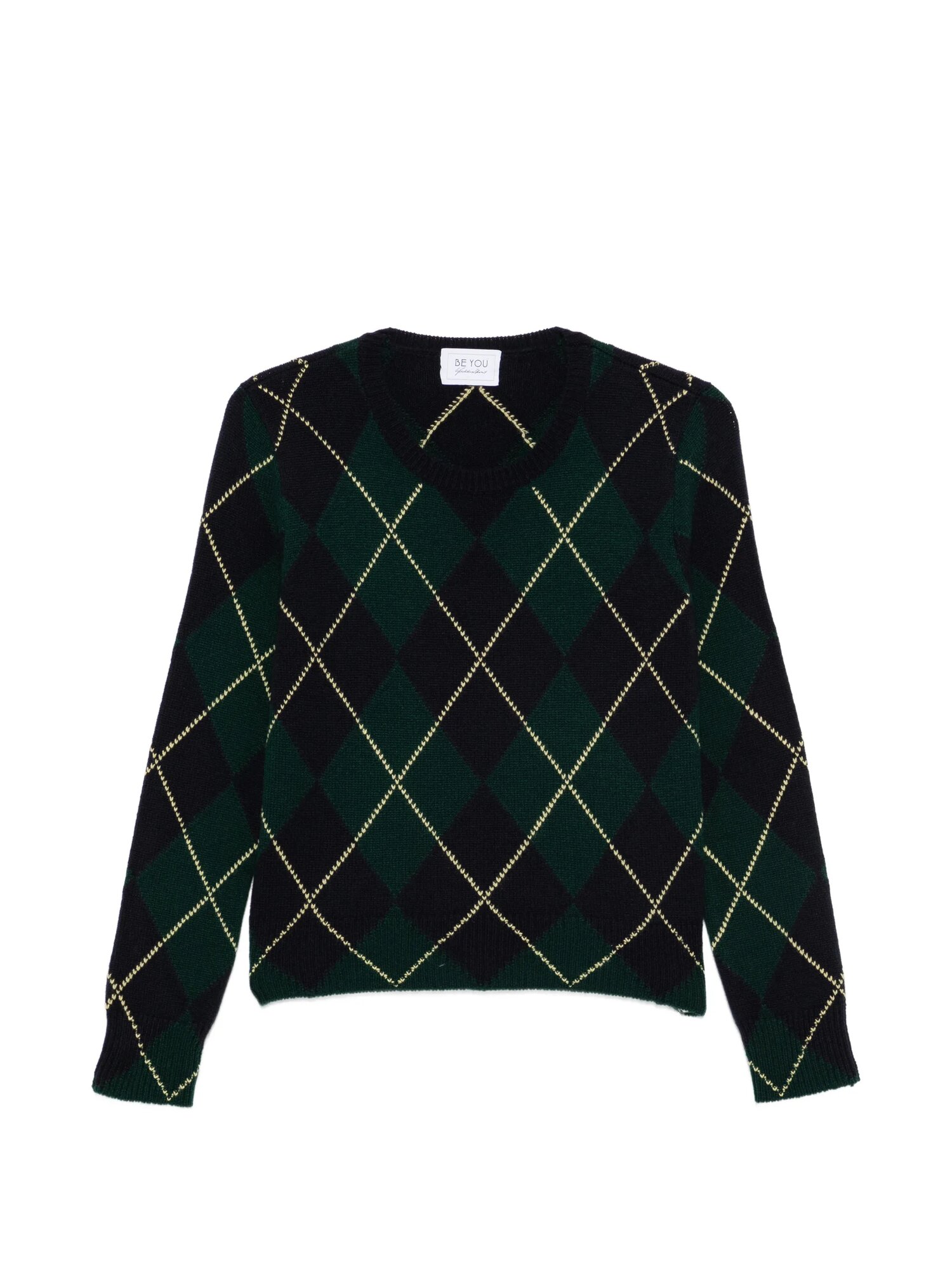 Свитер BE YOU Argyle-knit sweater