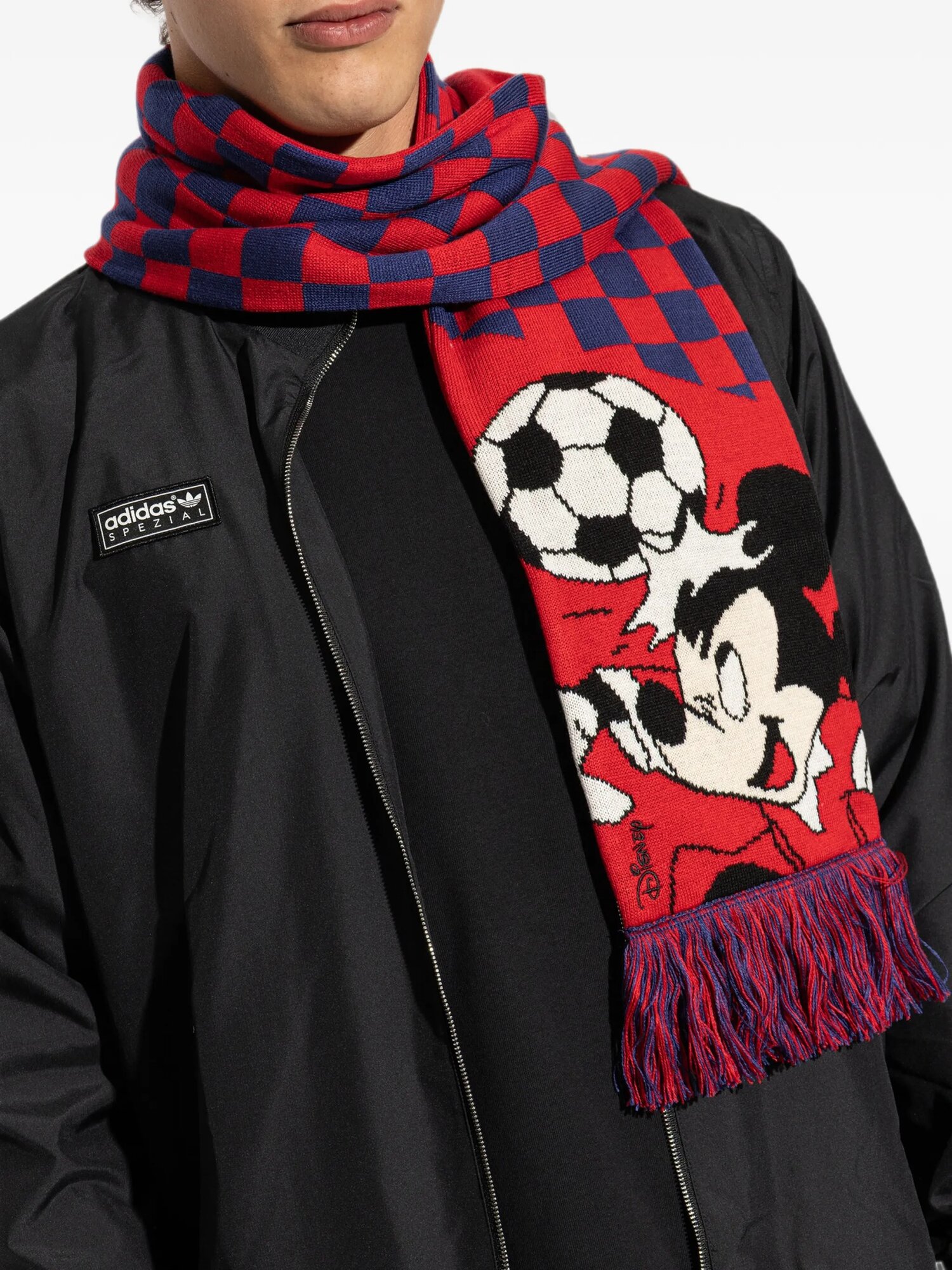 Шарф adidas Disney Mickey Mouse scarf для мальчиков, red — фото 1