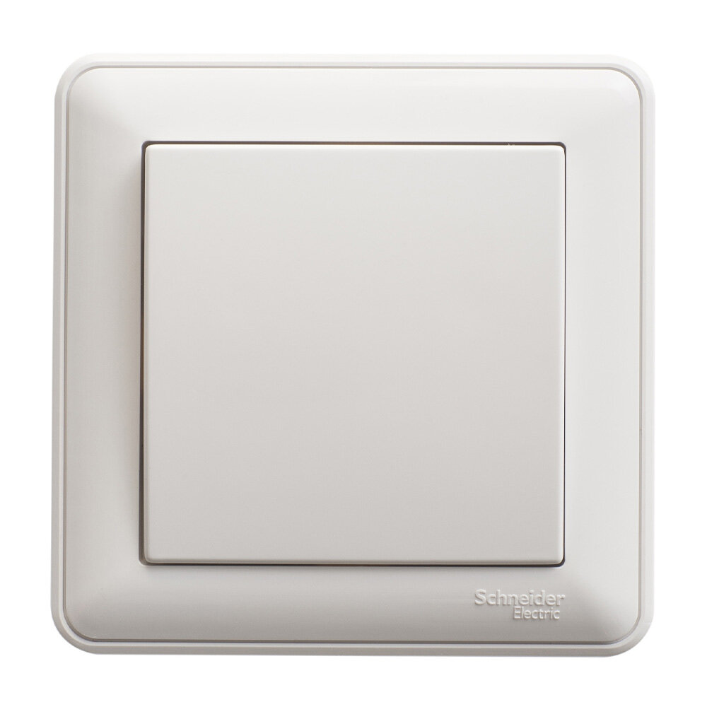 Systeme Electric ( Schneider Electric) W59 1-клавишный переключатель, 10ах, в сборе, белый VS610-156-18