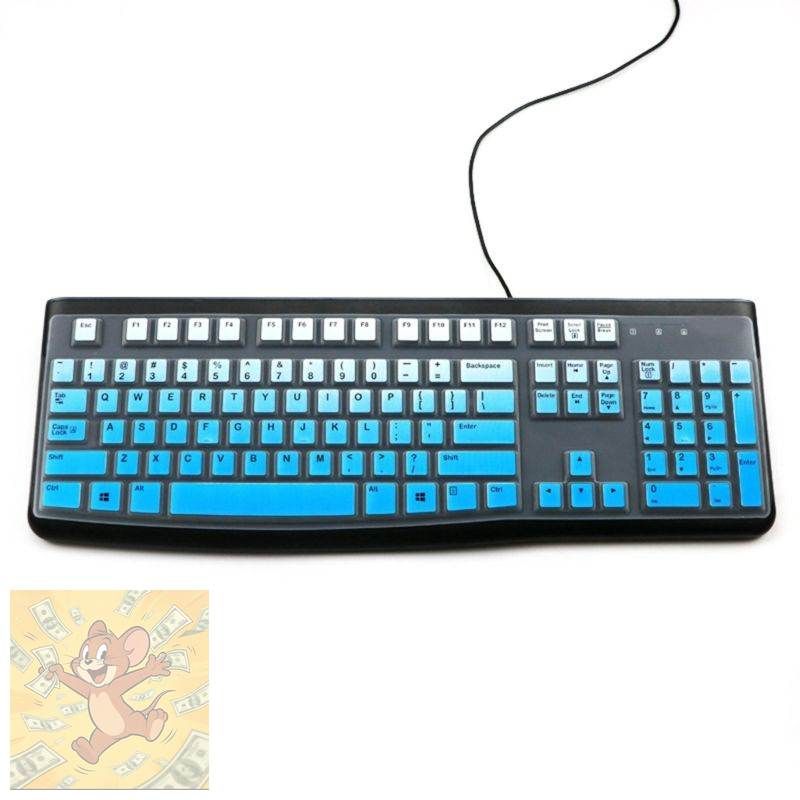 Защитная пленка для клавиатуры Logitech K120 MK120-Градиентно-Синий защита от пыли