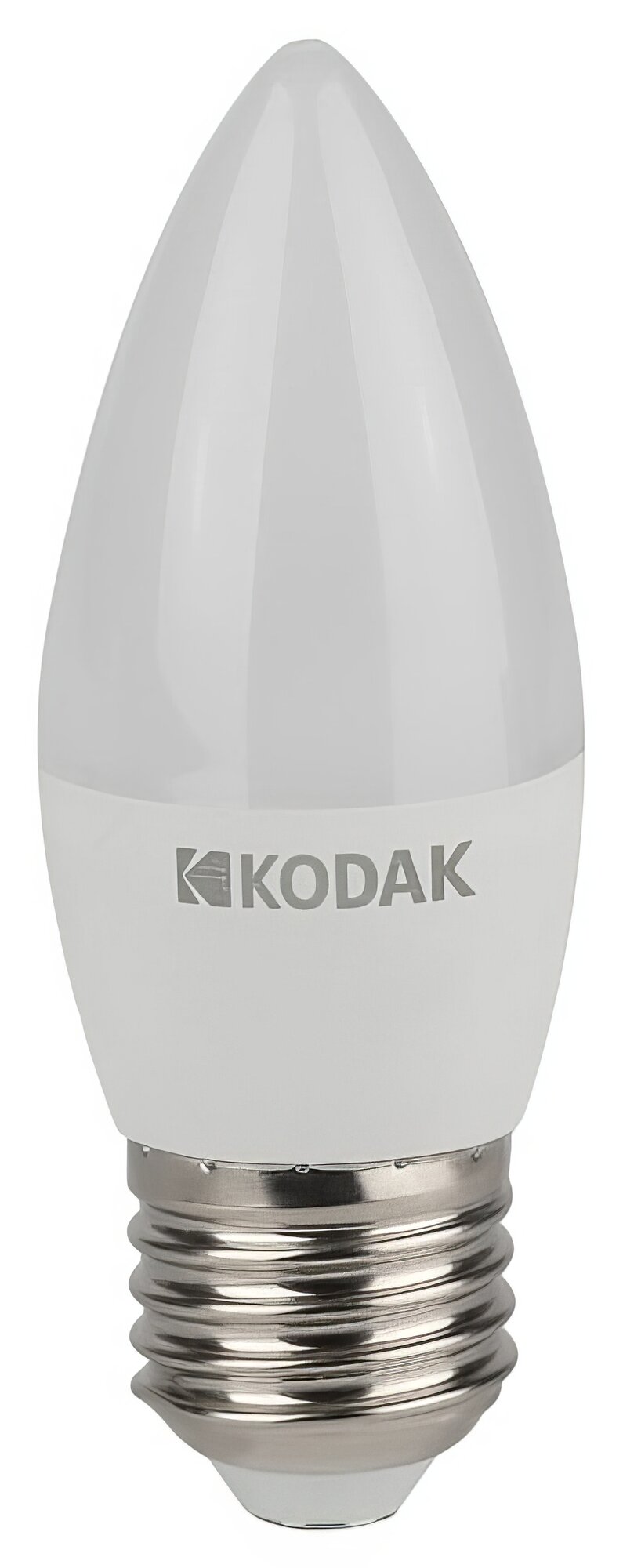 Лампа светодиодная KODAK 7Вт E27 630Лм 3000К свеча