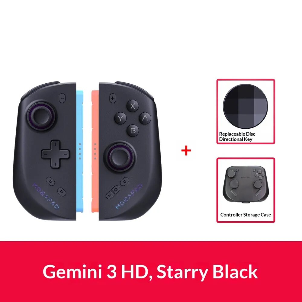 MOBAPAD M12HD Gemini 3 Раздельный игровой контроллер для NS2 Joycon2 Tmr Air Joystick Hd Vibration Беспроводной игровой контроллер