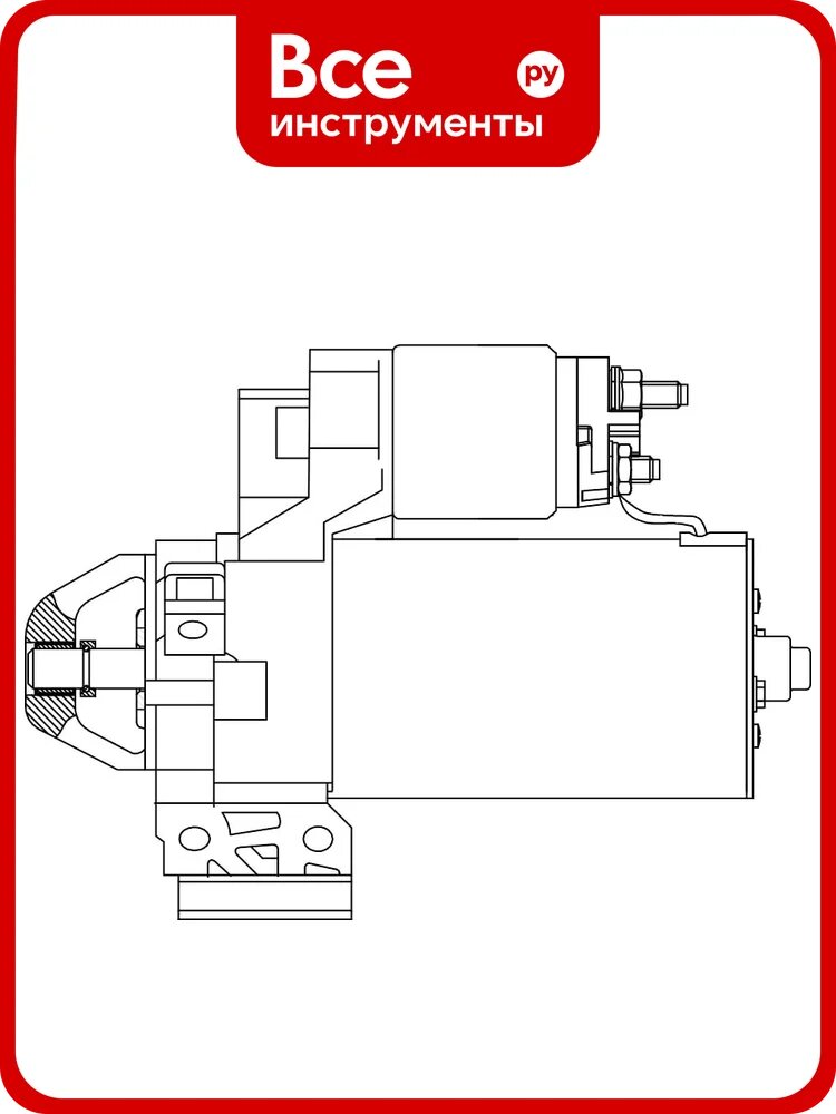 Стартер для автомобилей BMW 5 F10 /X3 F25 2.0D 2,2кВт StartVOLT LSt 2607