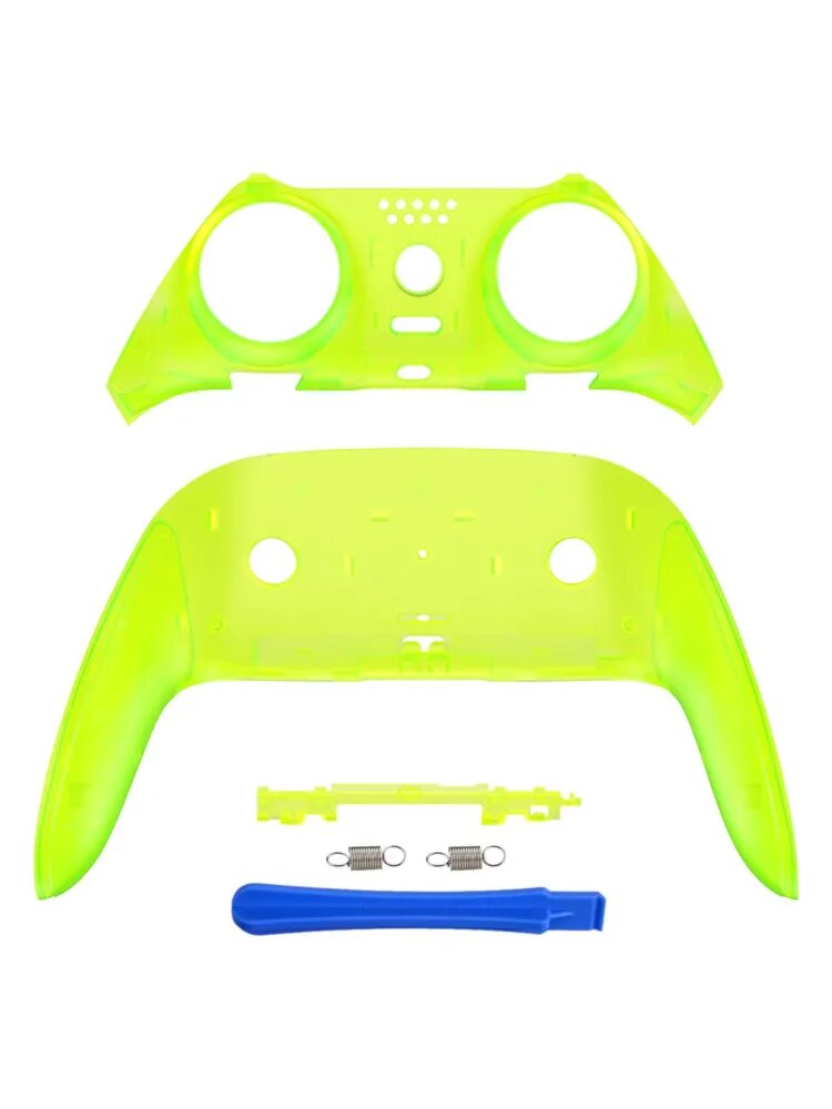 EXtremeRate декоративный корпус, для PS5 Edge Controller, замена верхней и нижней клипсовых панелей, совместим с оригиналом, DIY кастомизация