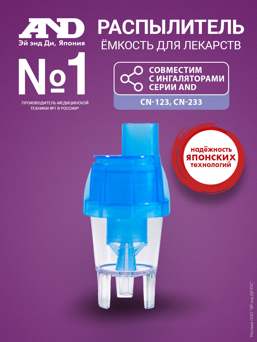 Распылитель (емкость для лекарств) для ингаляторов CN-123/233