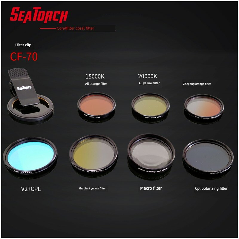 Seatorch CF-70 Коралловый Фильтр для Аквариума с Поглощением Синего Света — Эффективная Защита Рифовых Танков