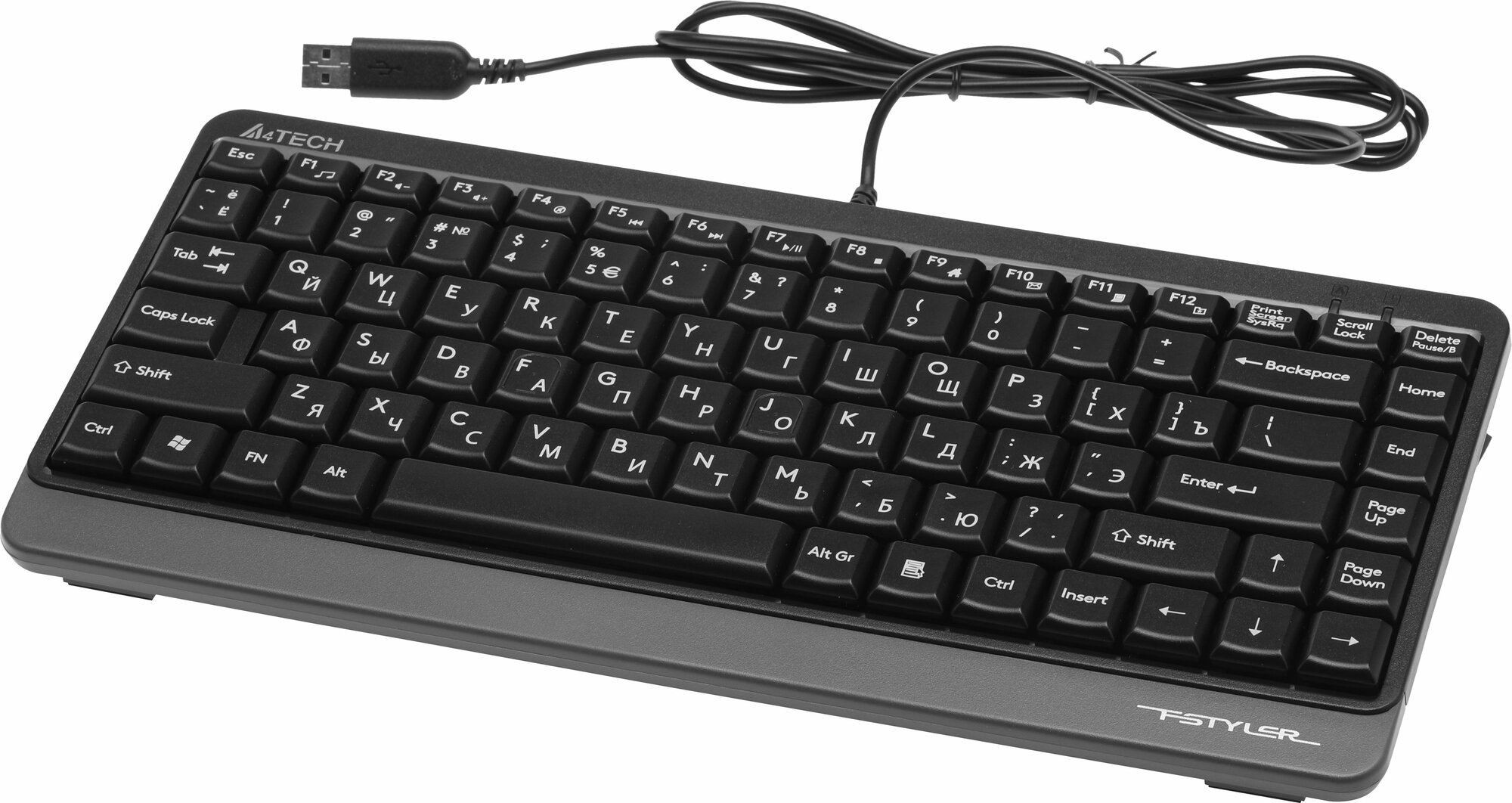 Клавиатура + мышь A4Tech Fstyler F1110 клав: черный/серый мышь: черный/серый USB Multimedia
