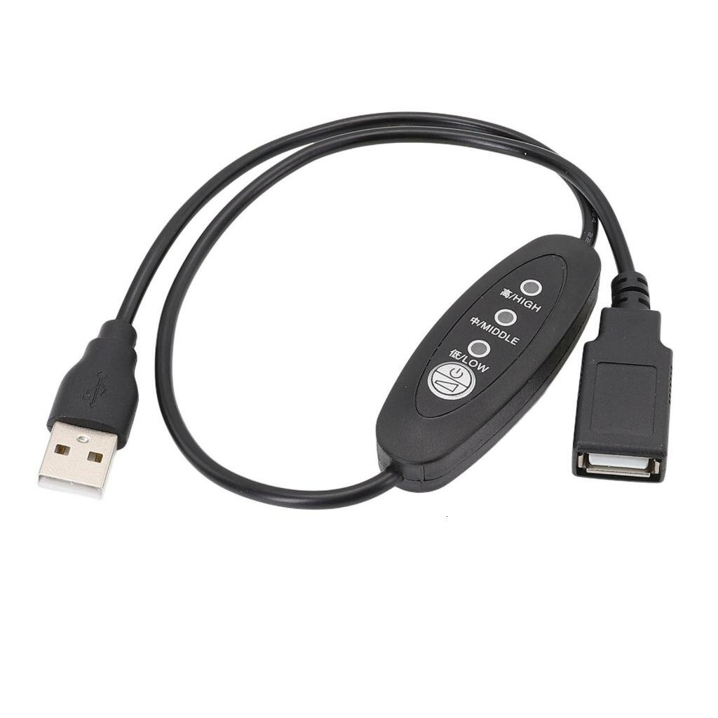 USB-удлинитель A (папа-мама) 12V с кнопкой на кабеле, 0,5 метра
