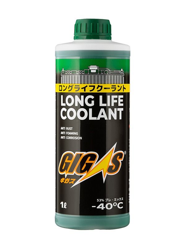 Антифриз GIGAS Long Life Coolant -40 GREEN, зеленый, 1л