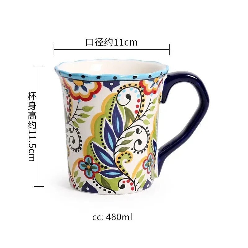 Керамическая тарелка JINGDE CERAMICS круглая C