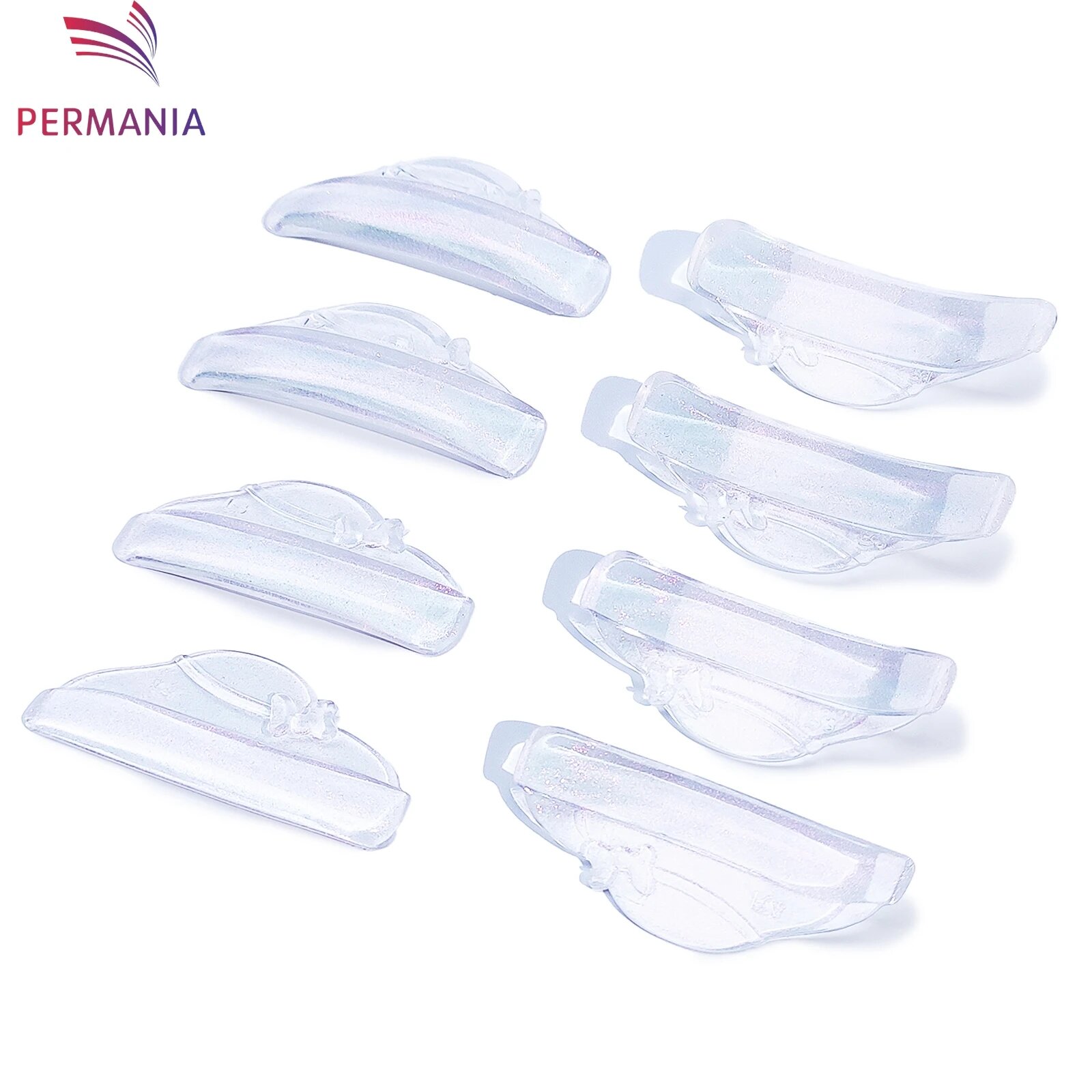 PERMANIA Силиконовые подушечки-фиксаторы для завивки ресниц SF-Transparent
