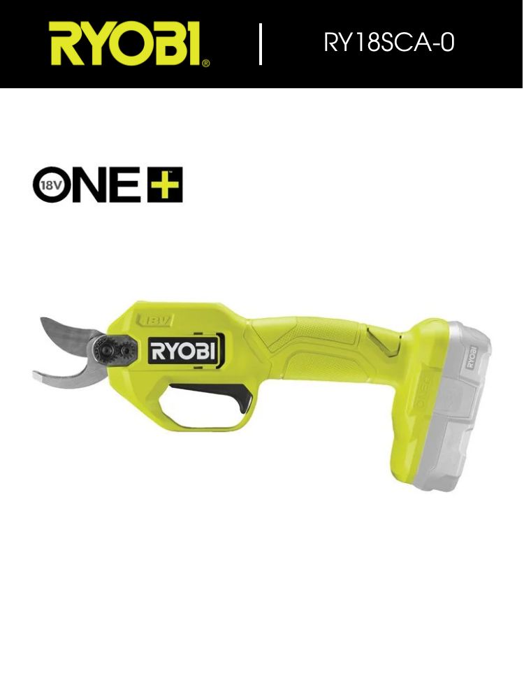 Секатор аккумуляторный Ryobi RY18SCA-0 электросекатор садовый 18V арт. 5133005024