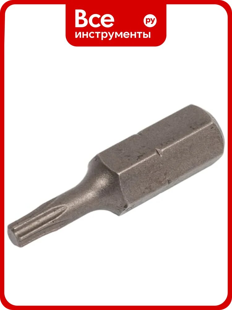 Бита SGS TORX с отверстием T10H, 25мм S2 1шт 6325-TT10