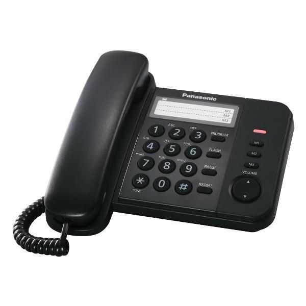 Телефон проводной Panasonic KX-TS2352 RU-B