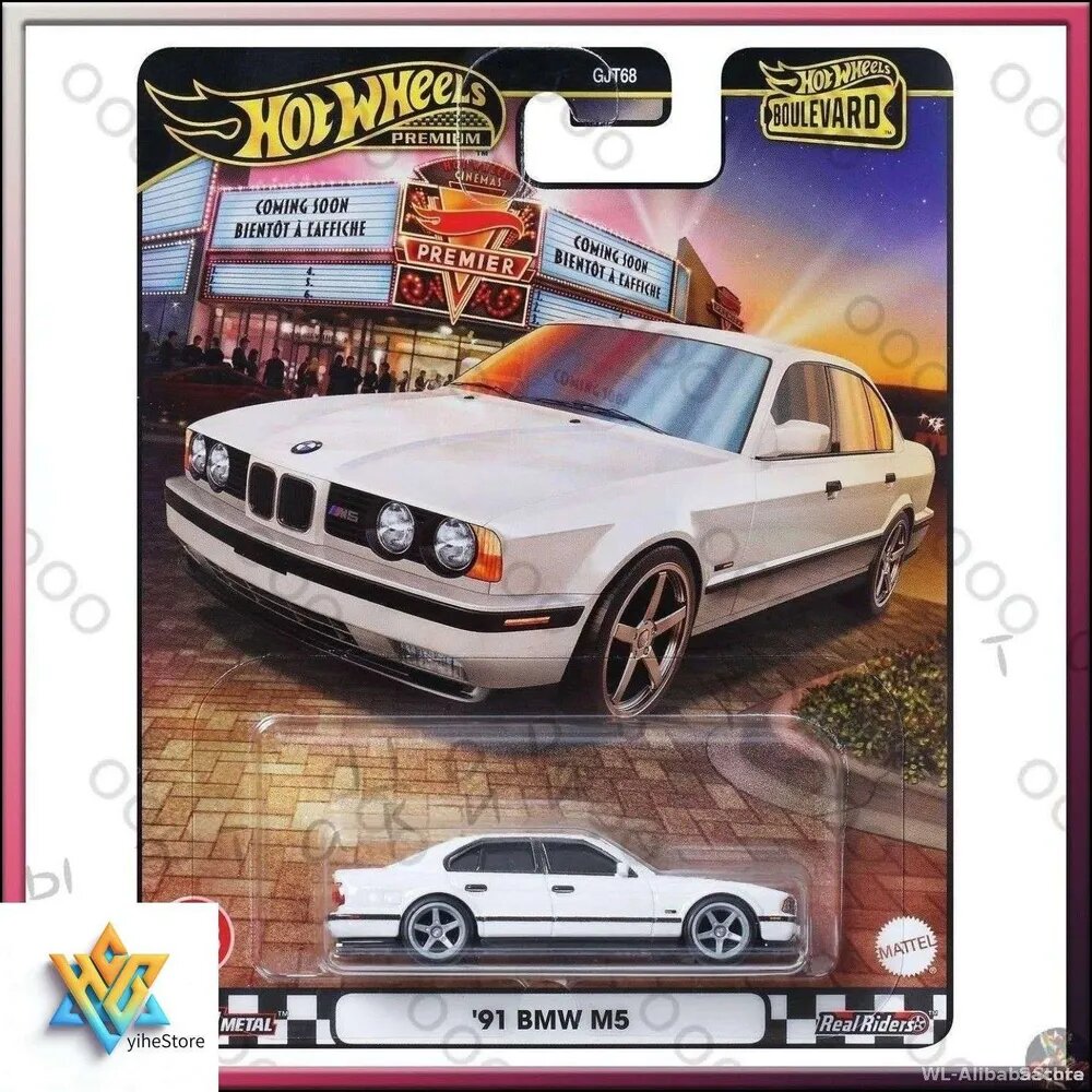 Эксклюзивная модель машинки Hot Wheels Boulevard BMW M5 1991, масштаб 1:64, металл