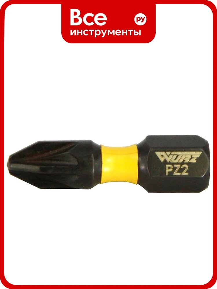 Бита магнитная (20 шт; PZ2; 25 мм) WURZ 2430