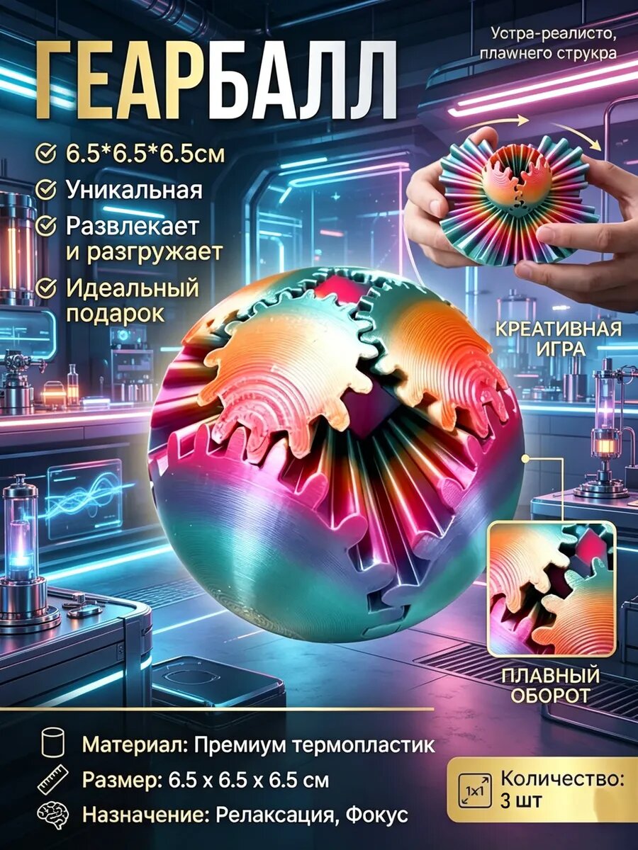Gearball 3 шт
