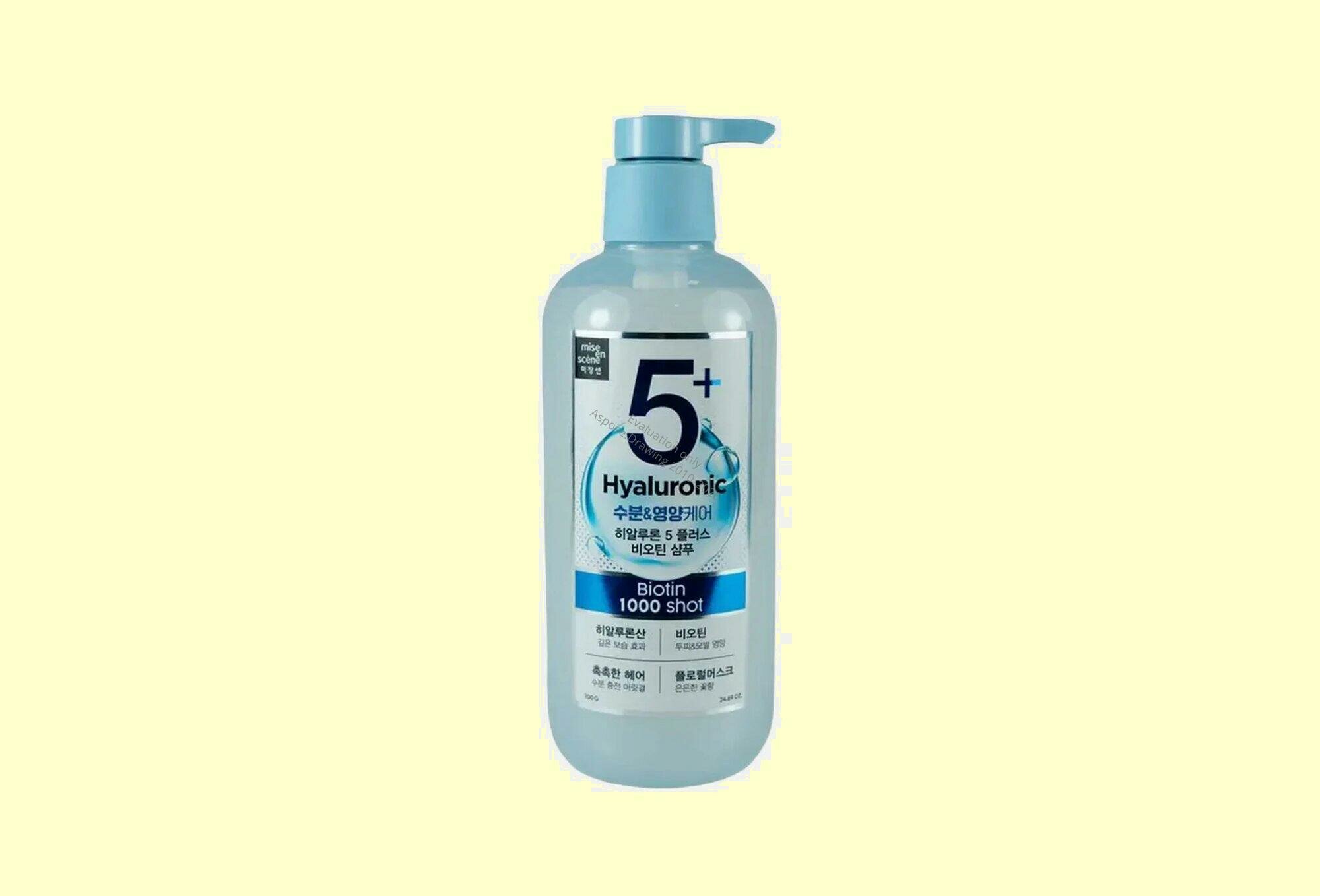 Шампунь Mise En Scene "HYALURONIC 5 PLUS", для жестких и тонких волос, 700мл