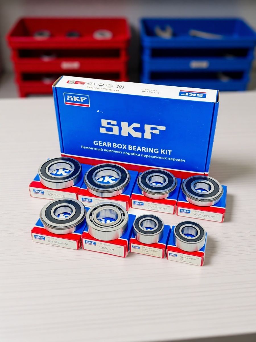 Ремонтный комплект подшипников SKF Н/О раздатки ВАЗ Нива 2121-2123 Chevrolet Niva