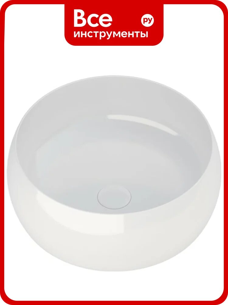 Керамическая накладная раковина Aquanet ROUND-1 360х360х130 00273679