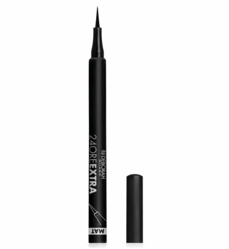 Подводка для век матовая, Deborah Milano, Eyeliner Pen 24Ore Extra Mat, тон черный, 1.5 г