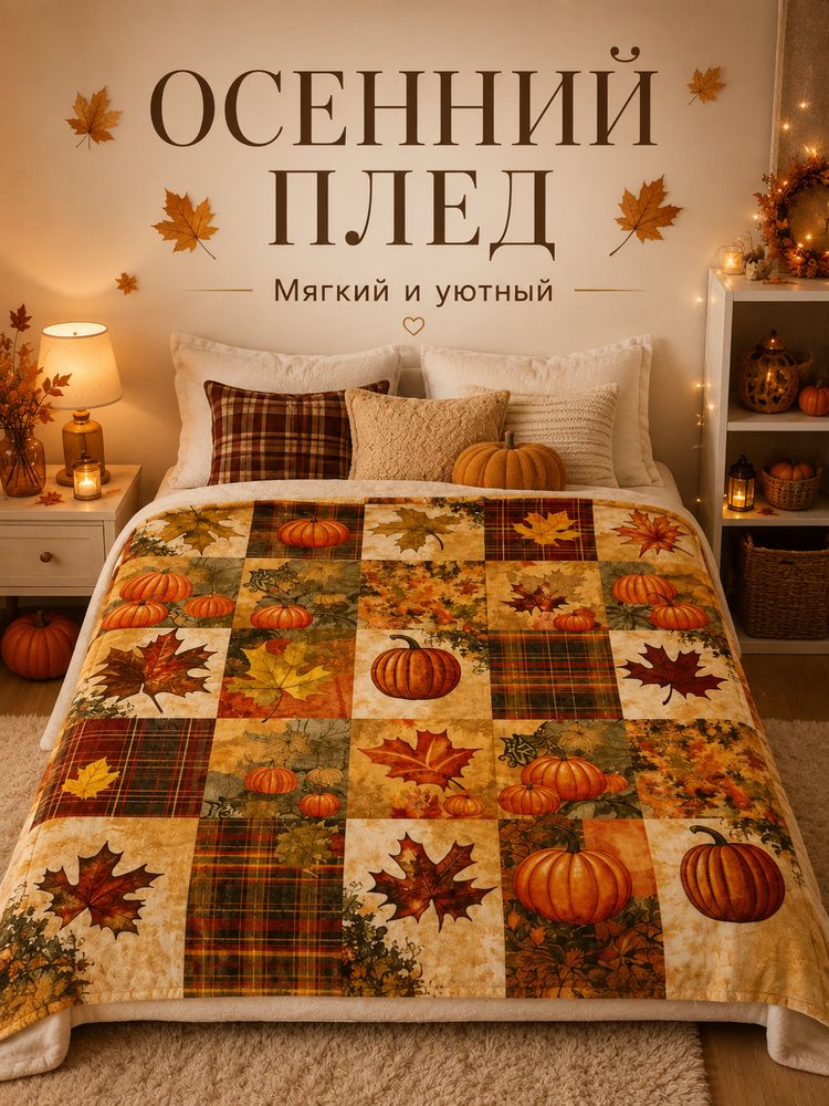Плед 150x100 см плюшевый животные слоновая кость