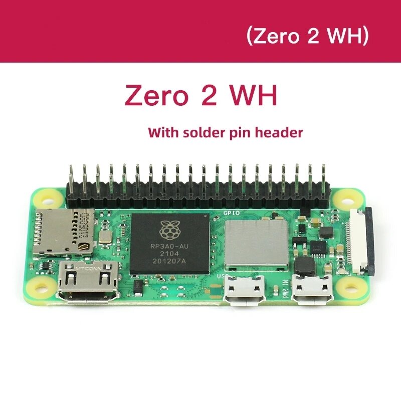 Макетная плата Raspberry Pi ZeroW/WH/2W для программирования Zero 2W with Solder