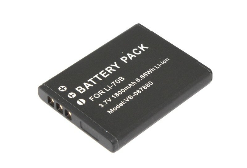 Аккумуляторная батарея для фотоаппарата Olympus X-940, VG-110, VG-120 (Li-70B) 3.7V 1800mAh Li-ion