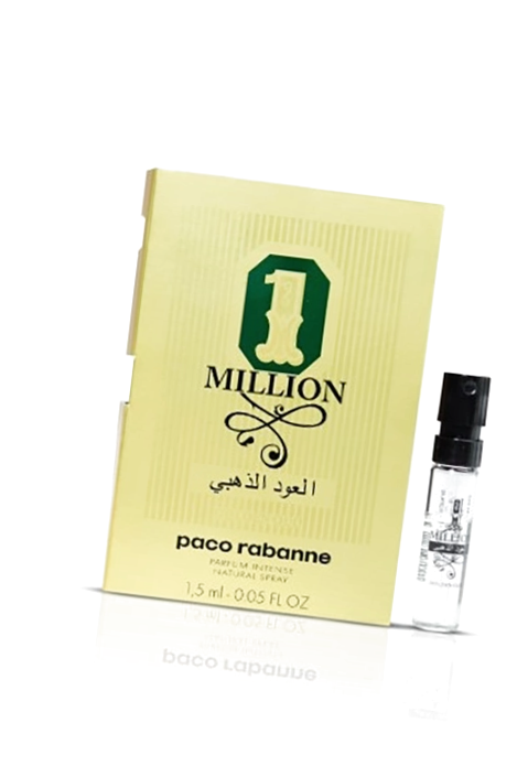 Мужской парфюм миниатюра 1.5 мл Paco Rabanne 1 Million Golden Oud / Пако Рабан Голден Уд