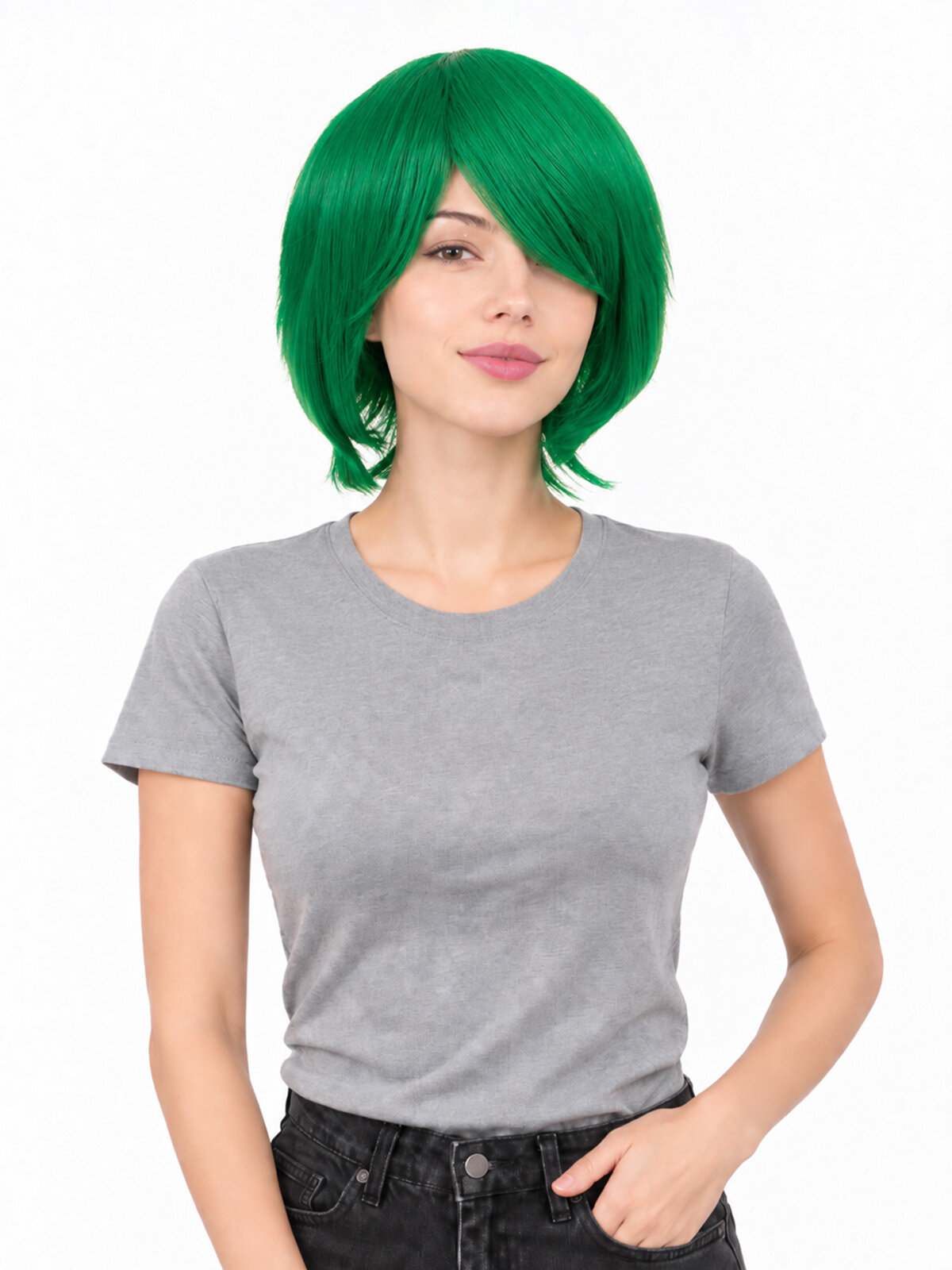 Hairshop Парик Косплей З 16 (T2615 - JYG1163) (Изумрудный)