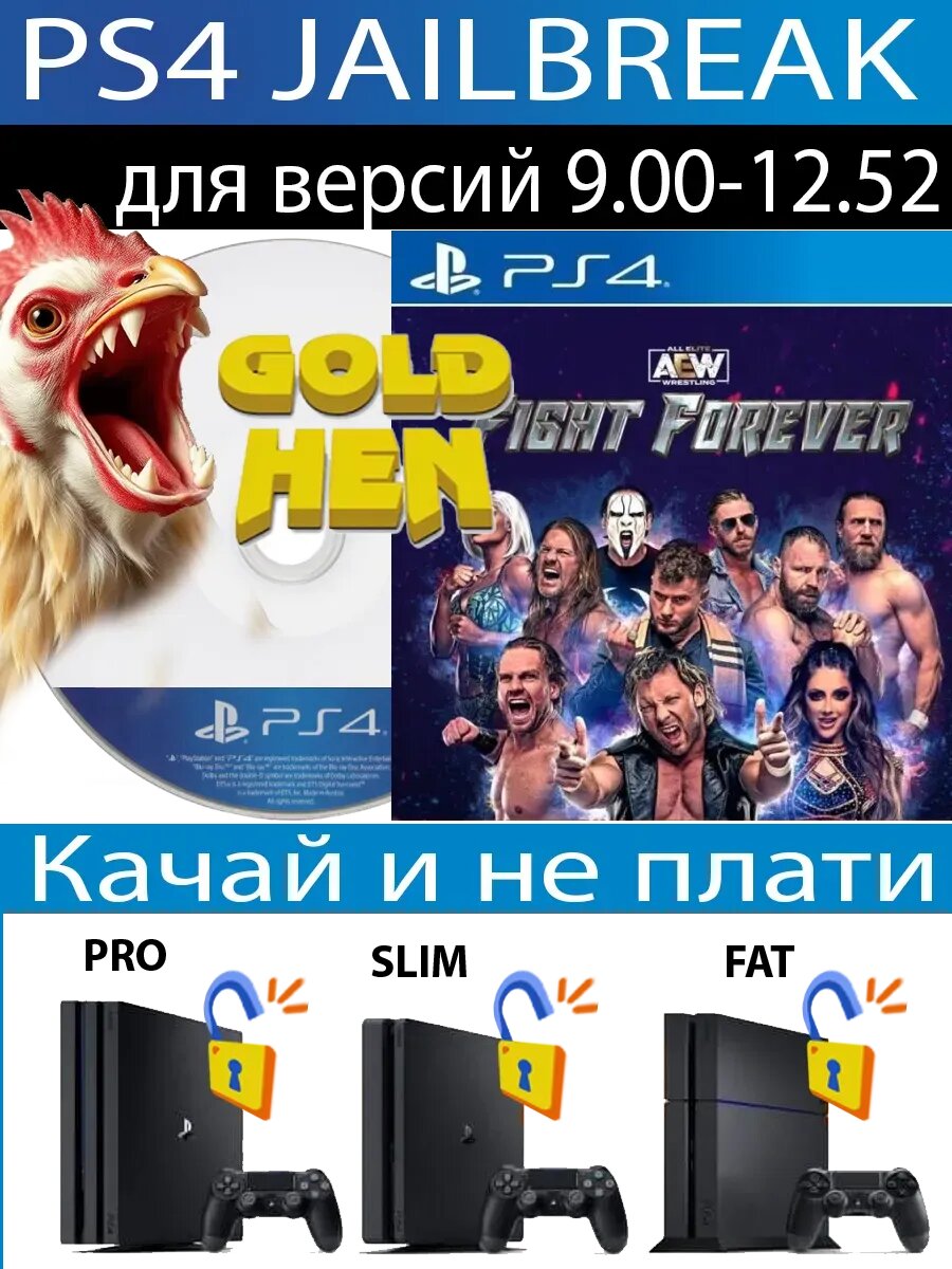 AEW: Fight Forever диск PS4 JB