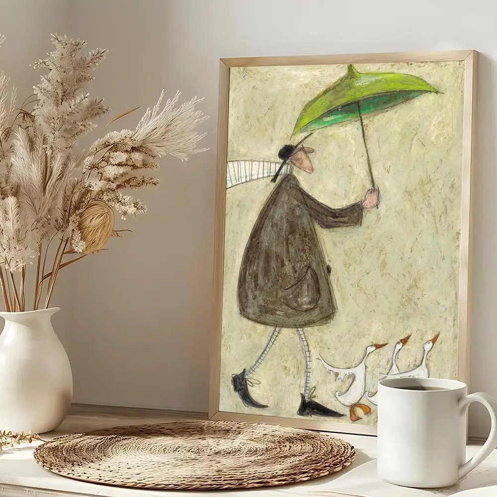 Настенная наклейка-постер Artist S-Sam ToftS 30X40cmNoframe, White10
