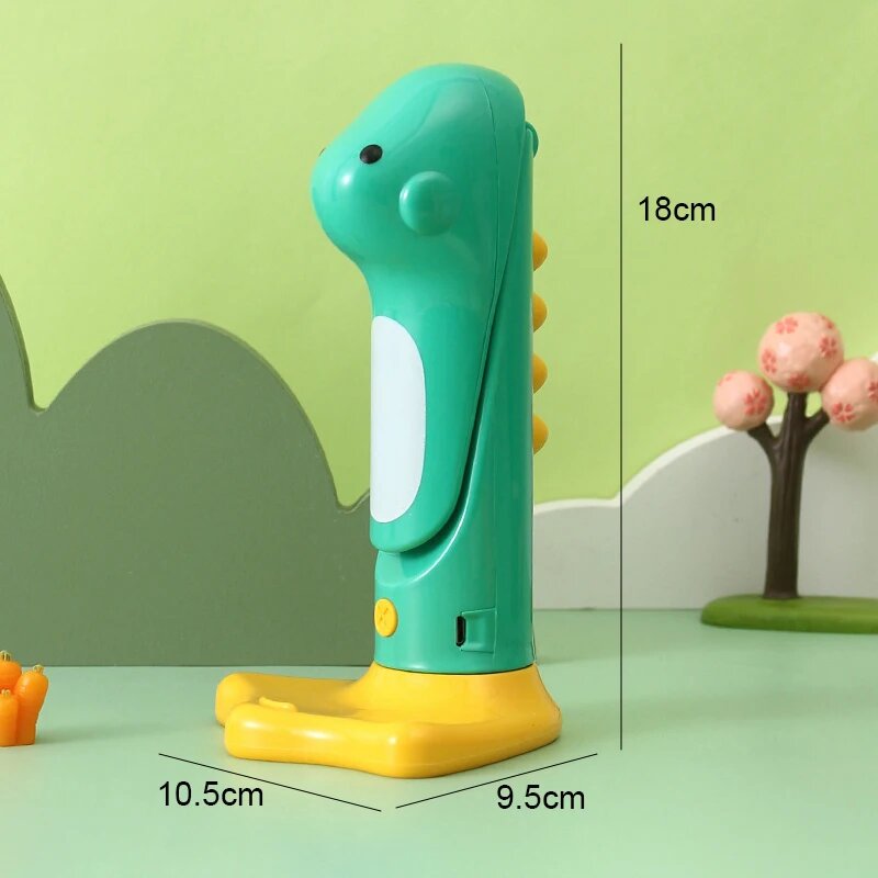 Ночник-динозавр LYFS USB зарядка для детской комнаты Green