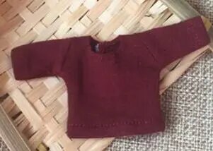 Футболка OB11 для куклы BJD Бордовый, wine