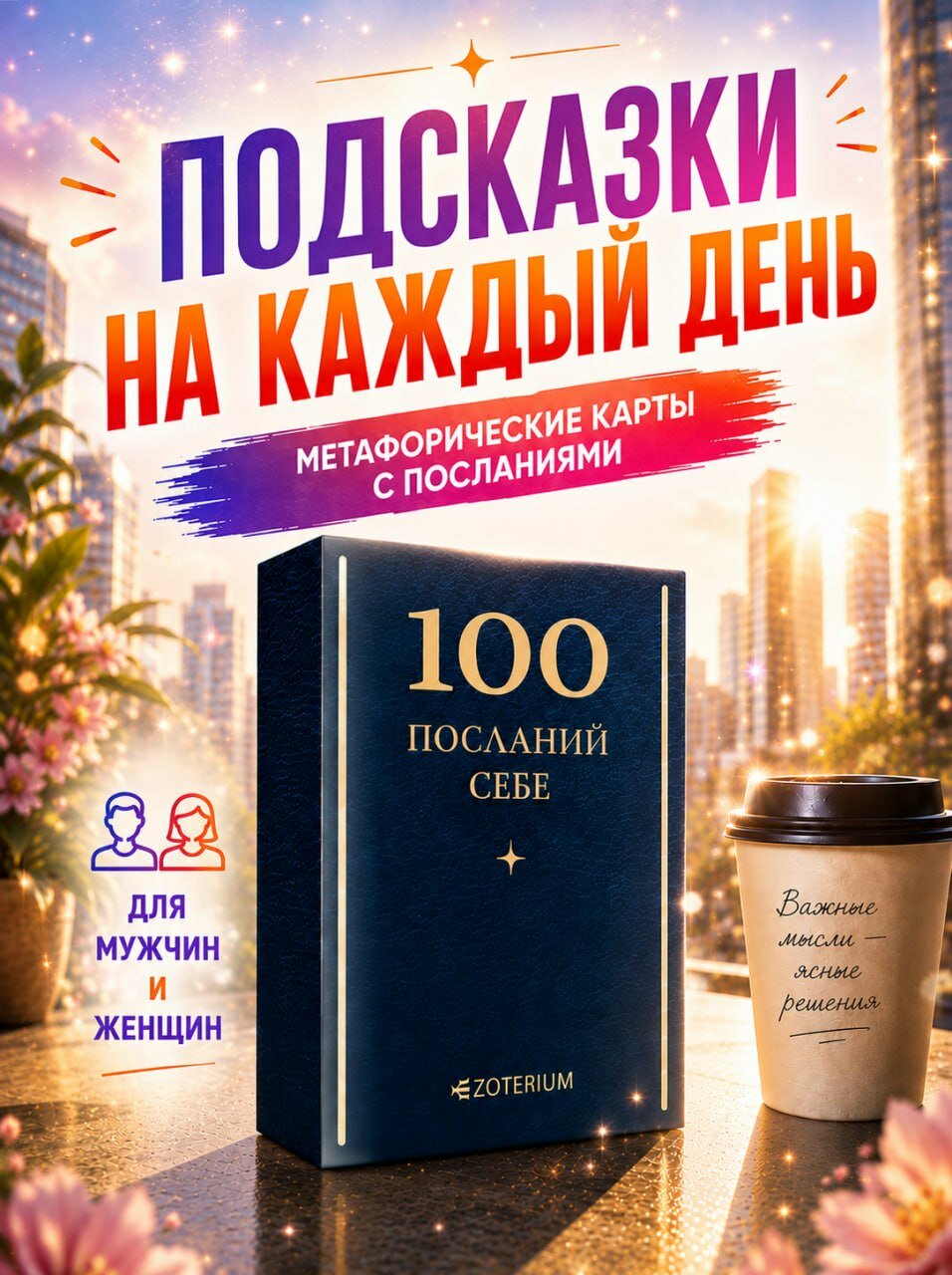 Метафорические карты с расшифровкой МАК 100 посланий себе