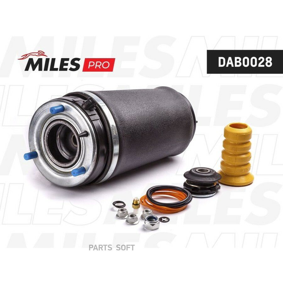 Пневмоподушка MILES LAND ROVER/RANGE ROVER 03-12 пер. L MILES DAB0028 | цена за 1 шт