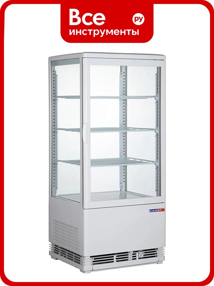 Витрина холодильная COOLEQ CW-85 WhITE 81424