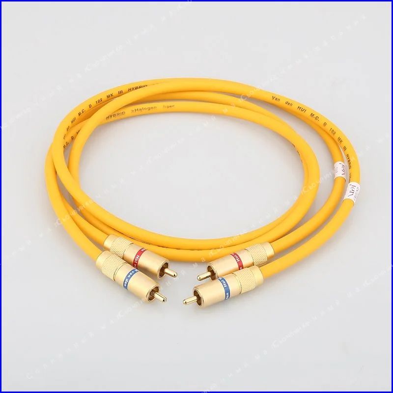 Van den Hul Аудиокабель RCA/RCA, 0.5 м, желтый