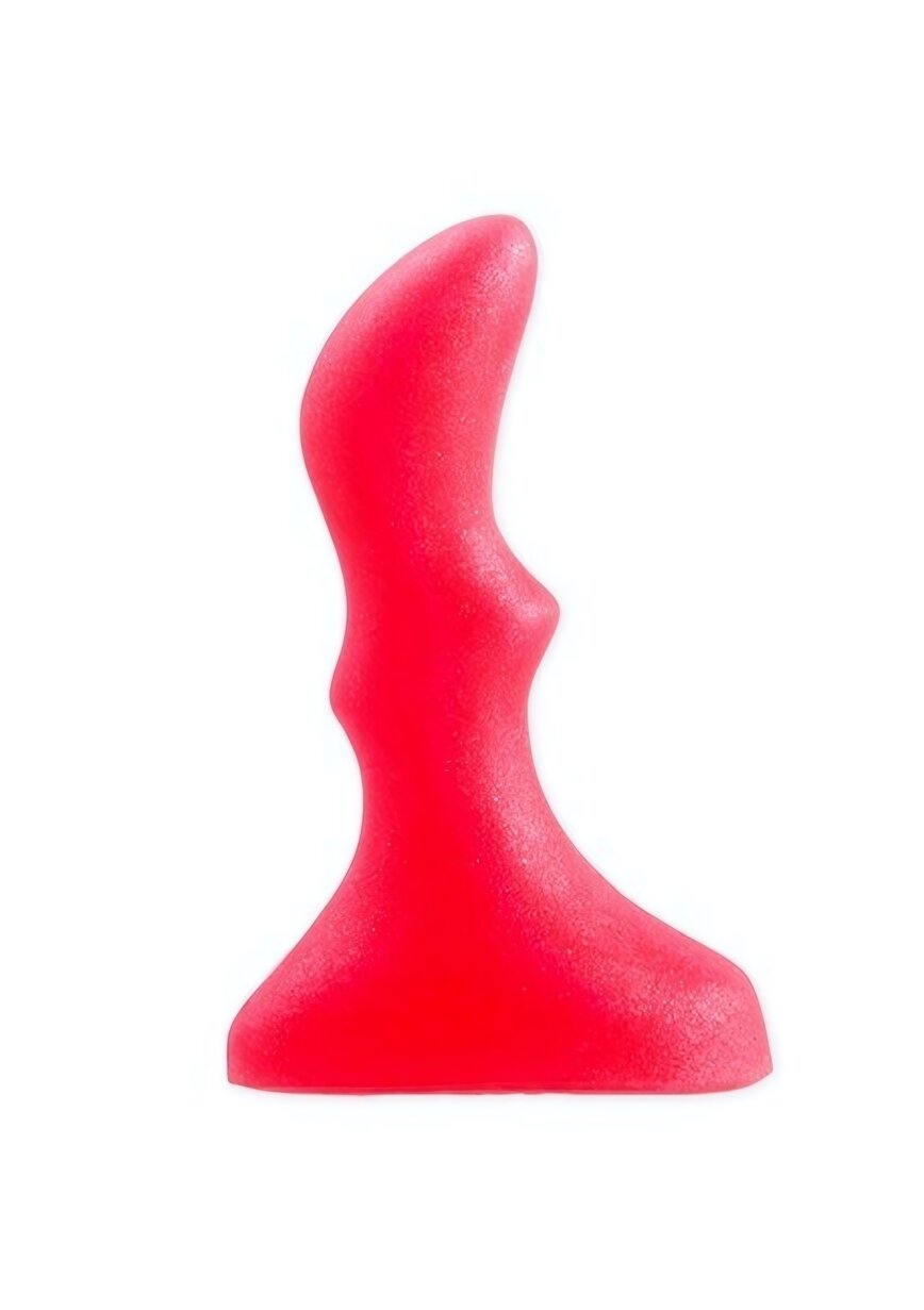 Анальный стимулятор "Small Ripple Plug", 10 см, Pure Elastic, розовый, эргономичная форма
