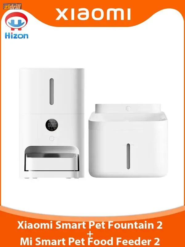 Автокормушки и автопоилки Smart Pet Fountain 2 (MJCWYSJ03) + Mi Smart Pet Food Feeder 2 (MJWSQ02)