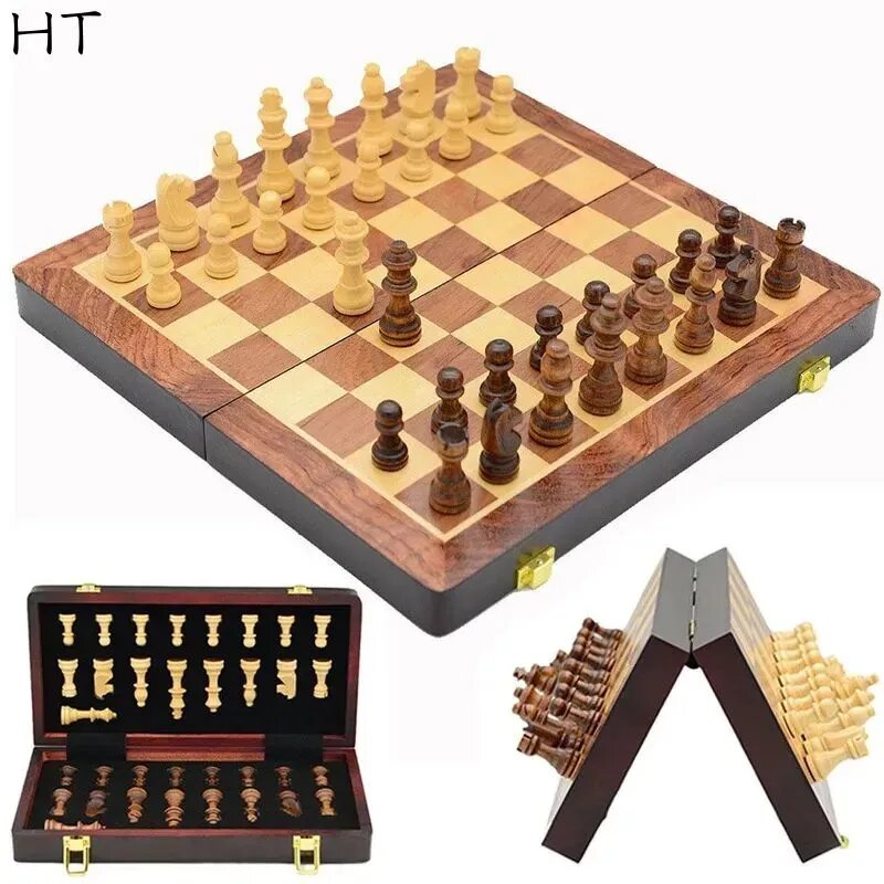 Магнитные шахматы, настольная игра, 30х30см