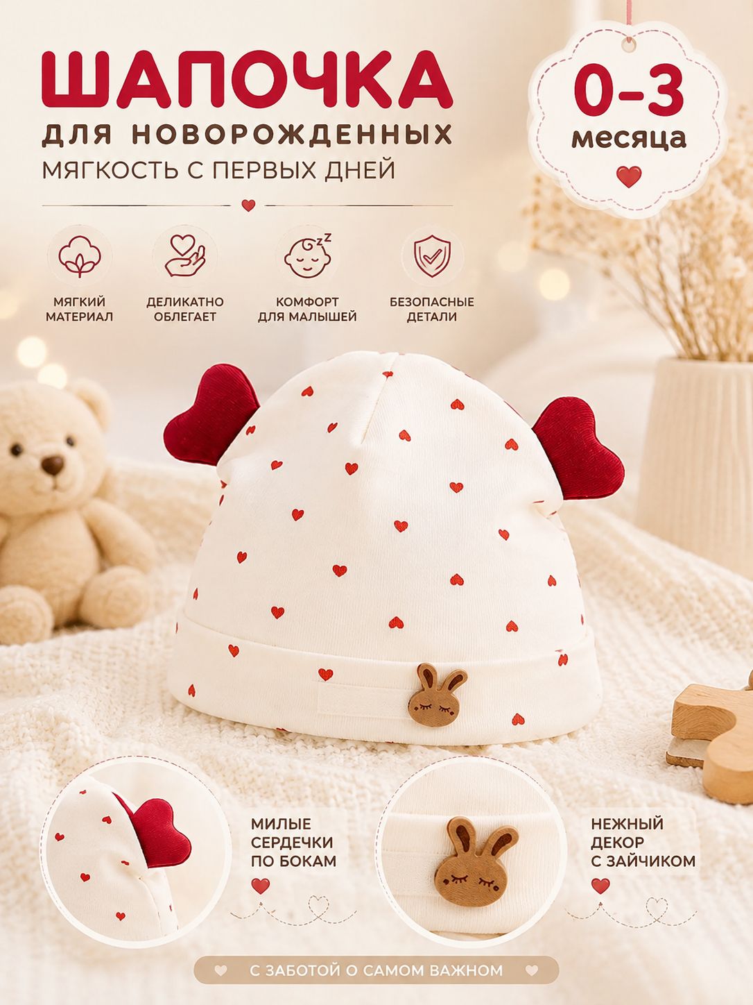 Чепчик  для детей