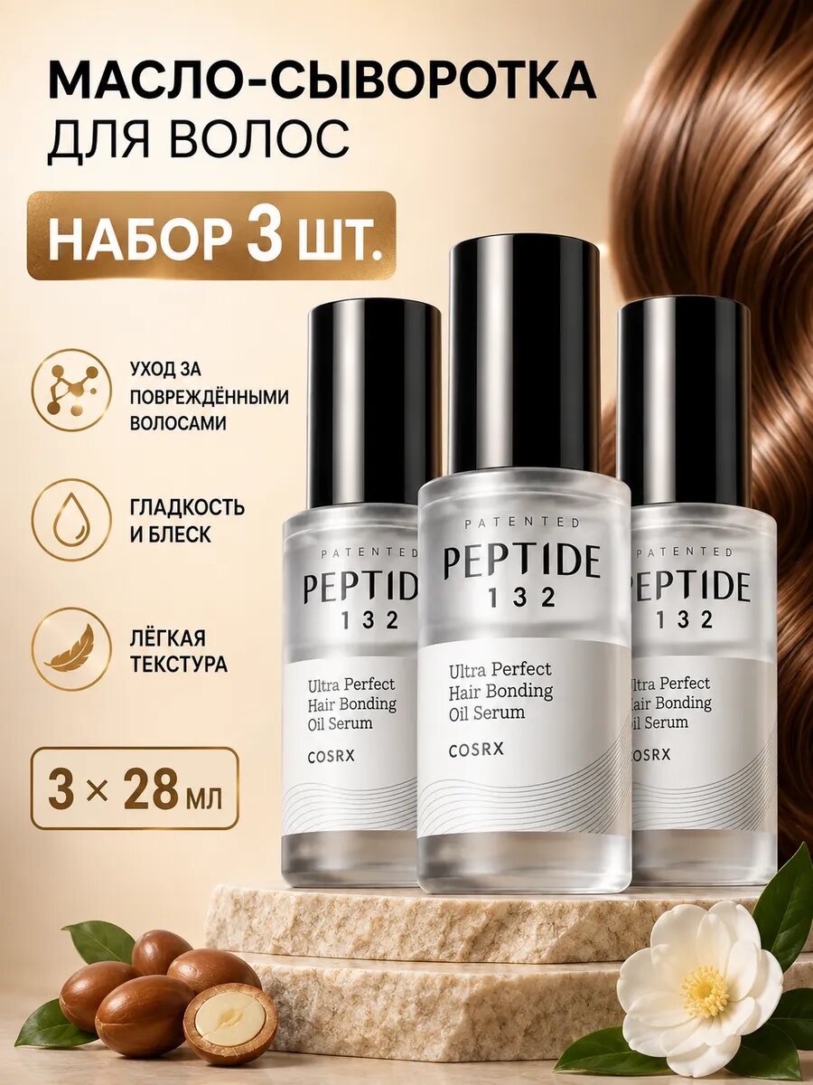COSRX Сыворотка для волос с пептидом PEPTIDE-132 28 мл