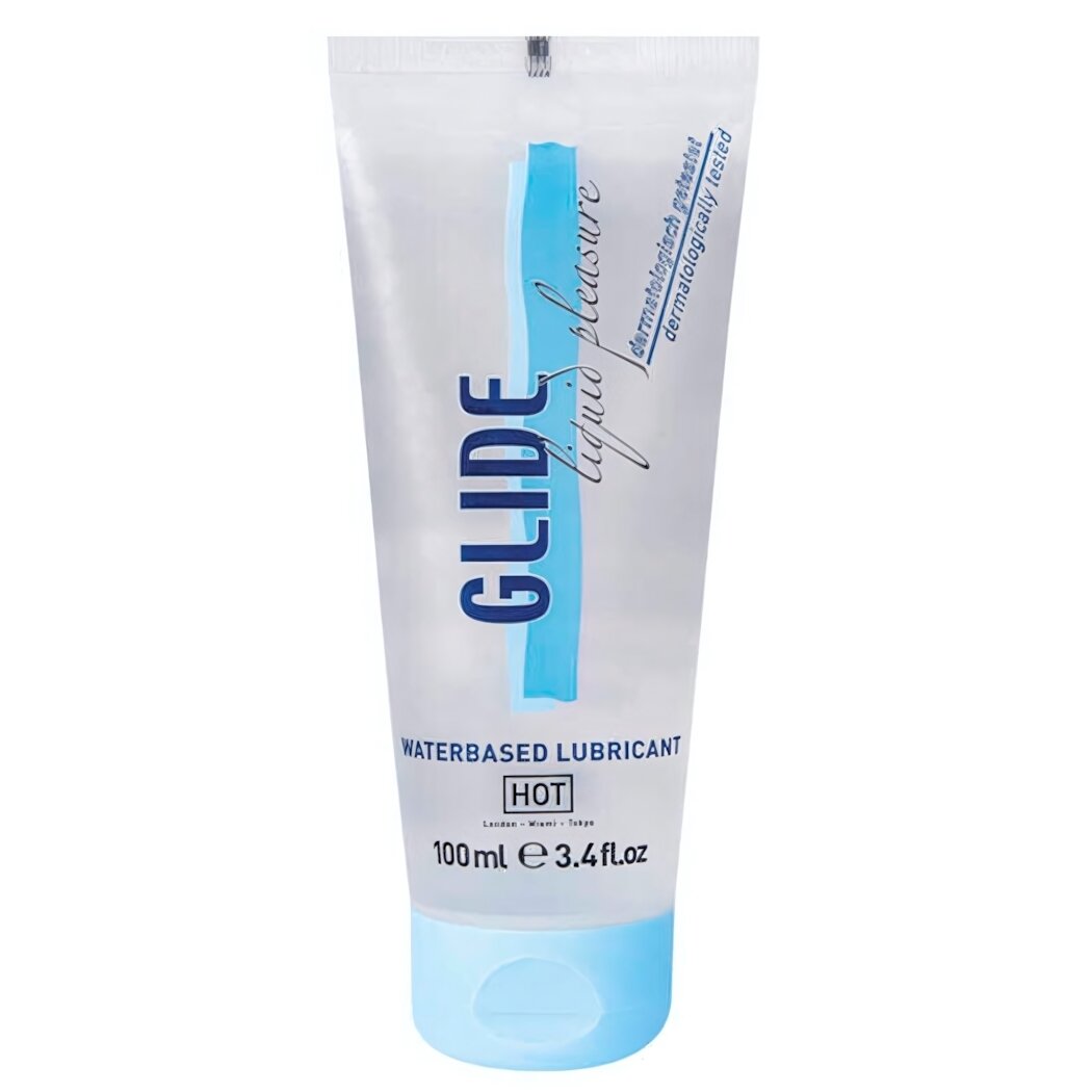 Лубрикант на водной основе Glide, 100 мл, прозрачный, универсальный для женщин и мужчин