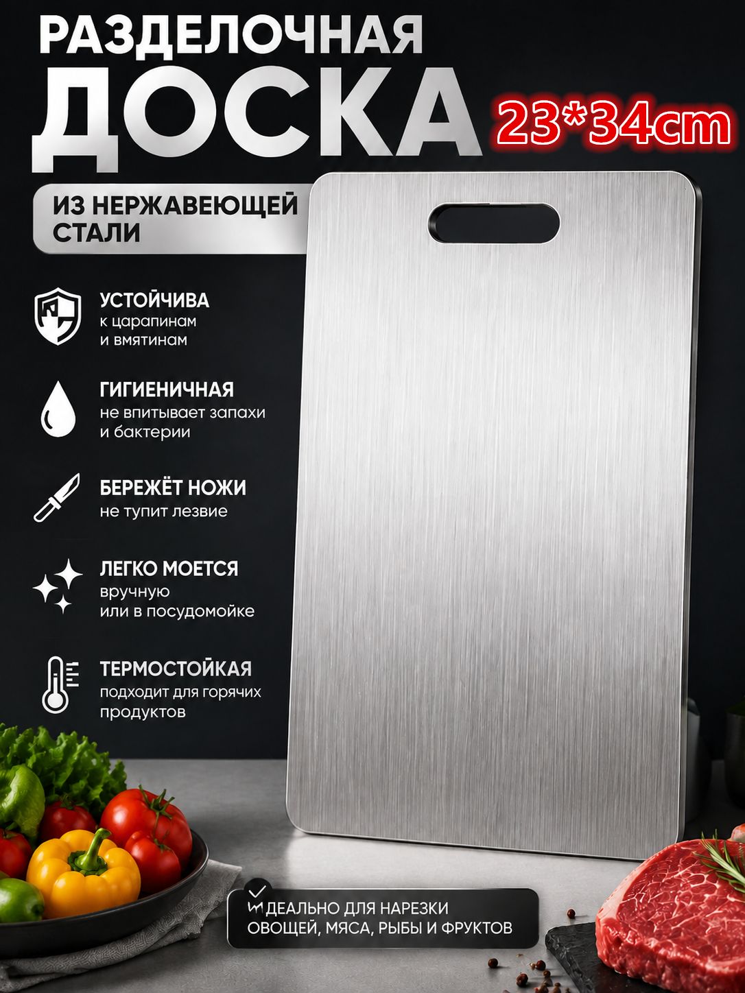 Разделочная доска, 1 шт