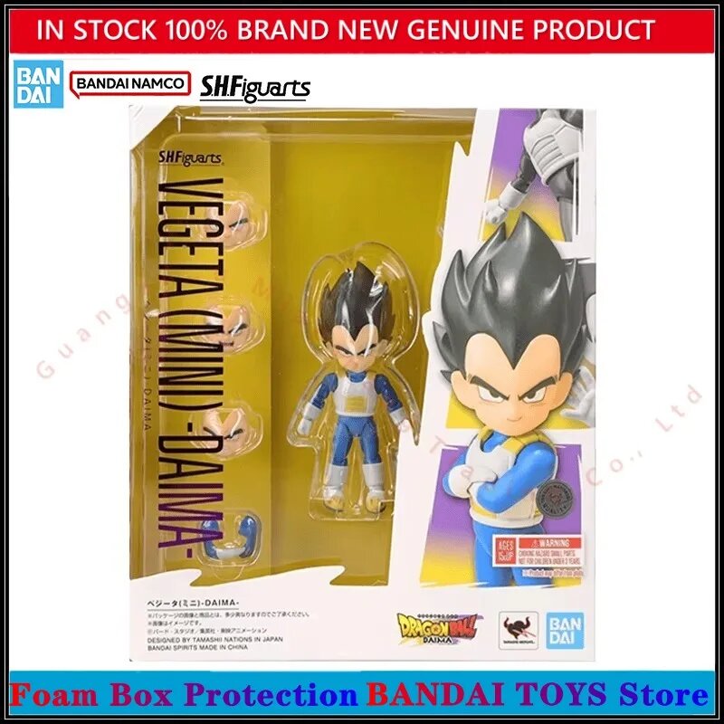 BANDAI S.H.Figuarts Dragon Ball DAIMA Son GOKU Фигурка ПВХ Mini Vegeta