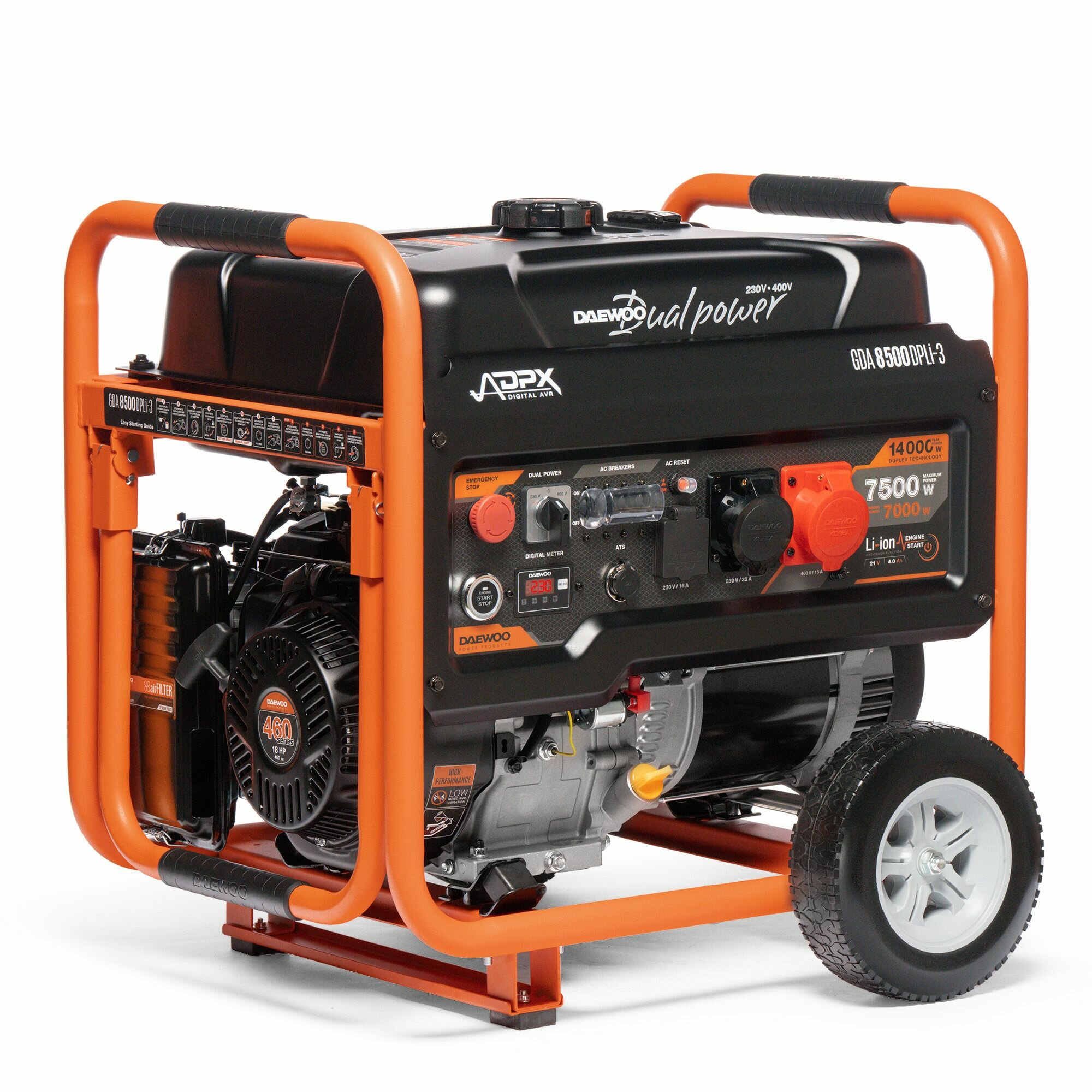 Бензиновый генератор DAEWOO GDA 8500DPLi-3