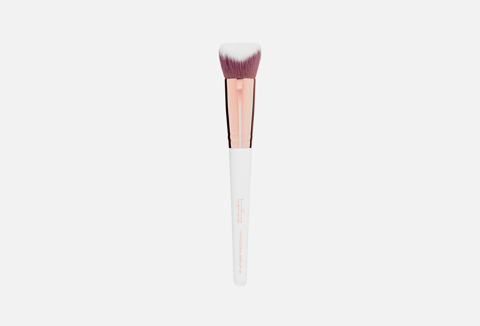 TOPFACE PRO Foundation F24, кисть для тонального, плотный ворс, безупречный финиш