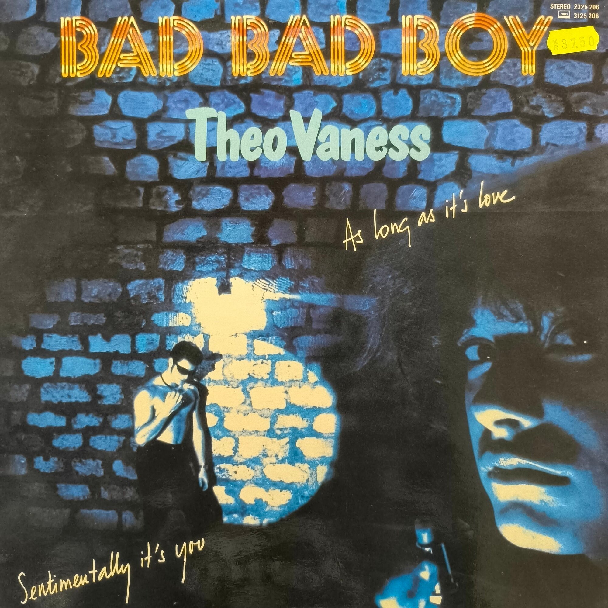 Виниловая пластинка Theo Vaness - Bad Bad Boy l(Скандинавия) LP