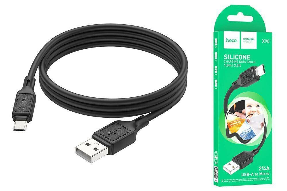 Hoco. product X90 SILICONE micro usb — фото 1